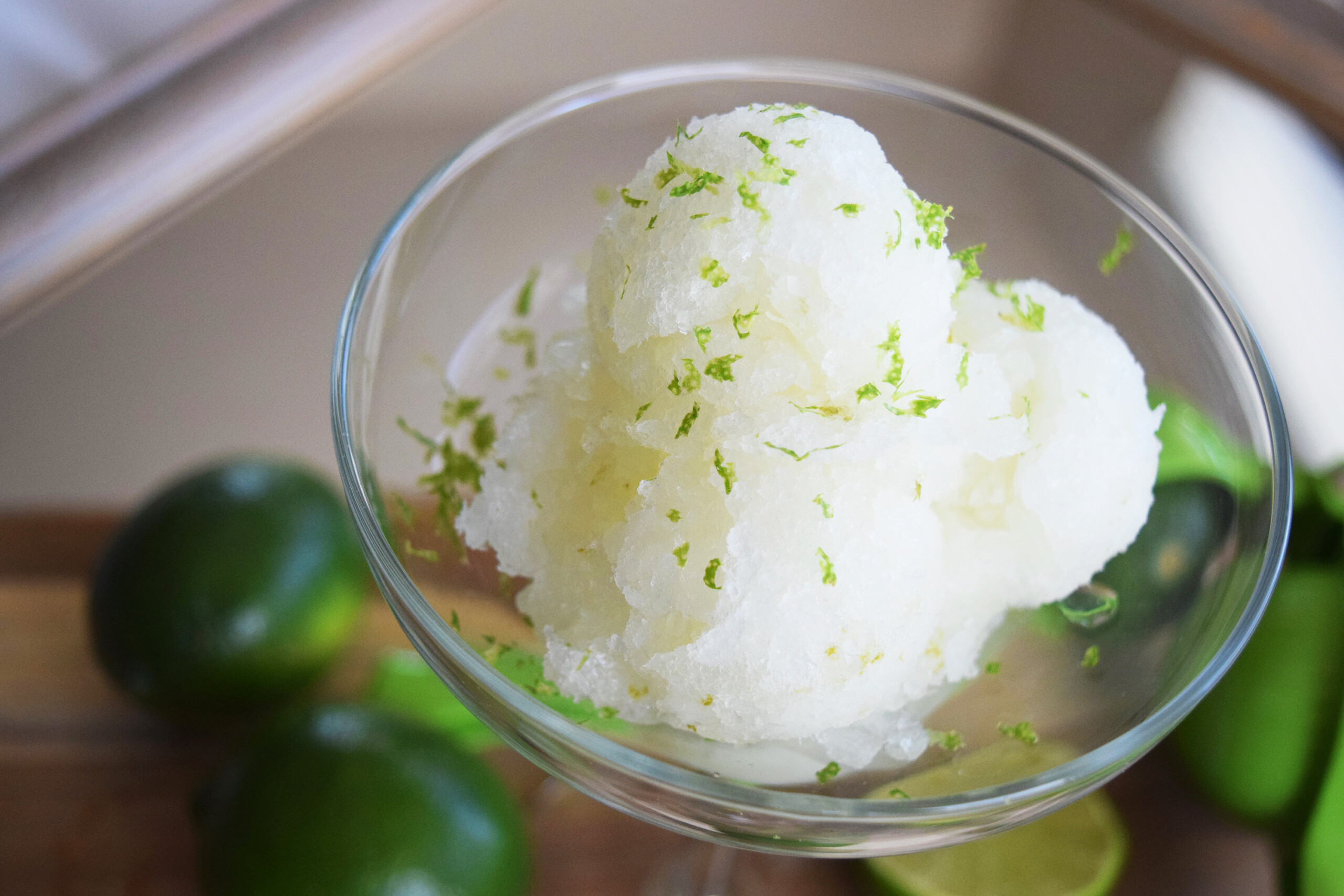 Lime Granita - Simple, Sweet & Savory
